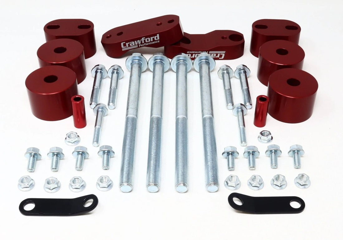 2" Lift & Subframe Drop Kit Subaru Crosstrek Crawford Performance ...