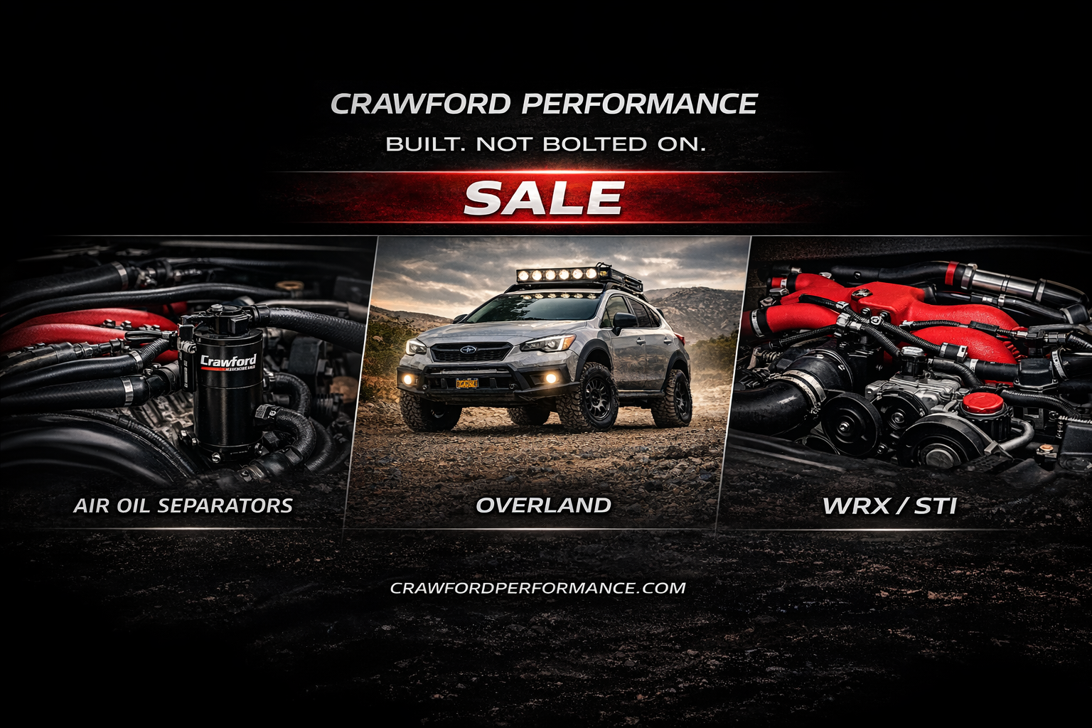 Crawford Performance | Subaru WRX & STI Upgrades, BRZ Overland Builds